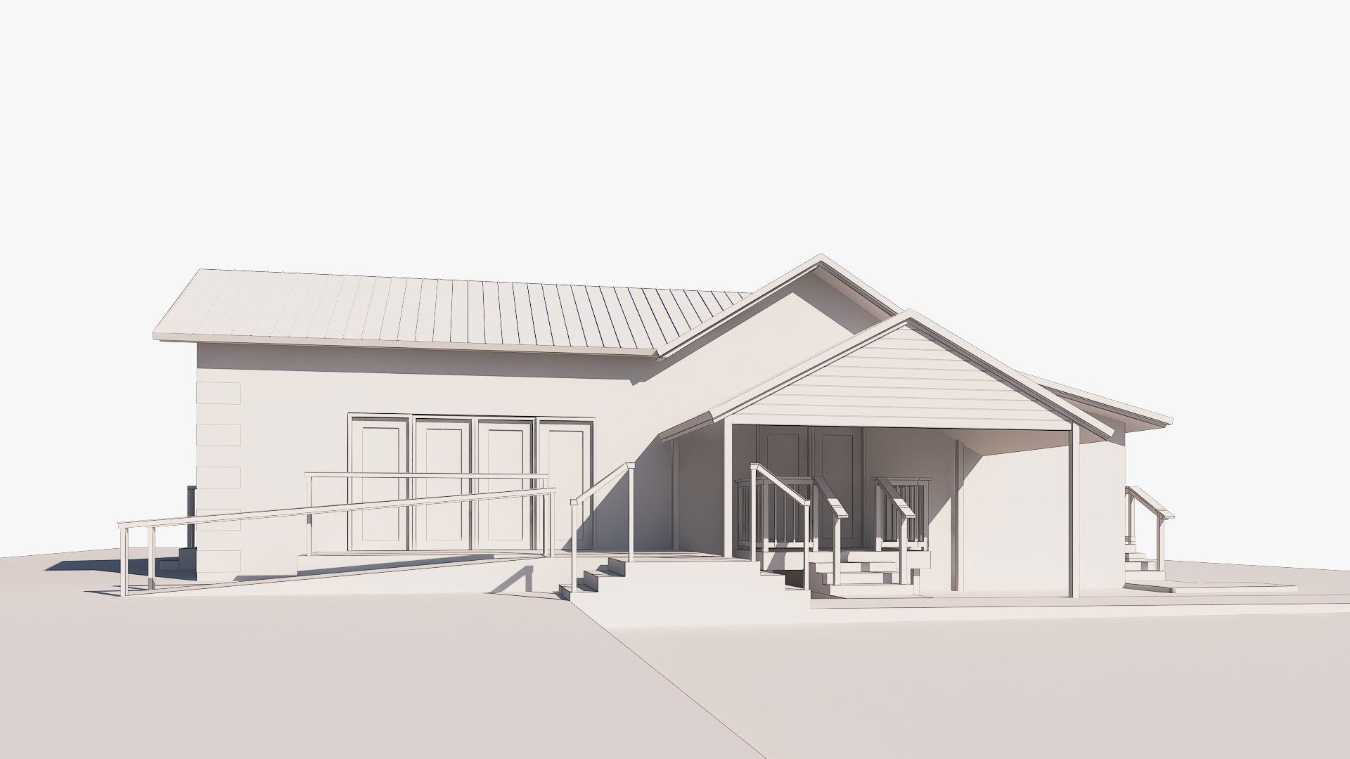 Club House 3D Model - TurboSquid 1819407