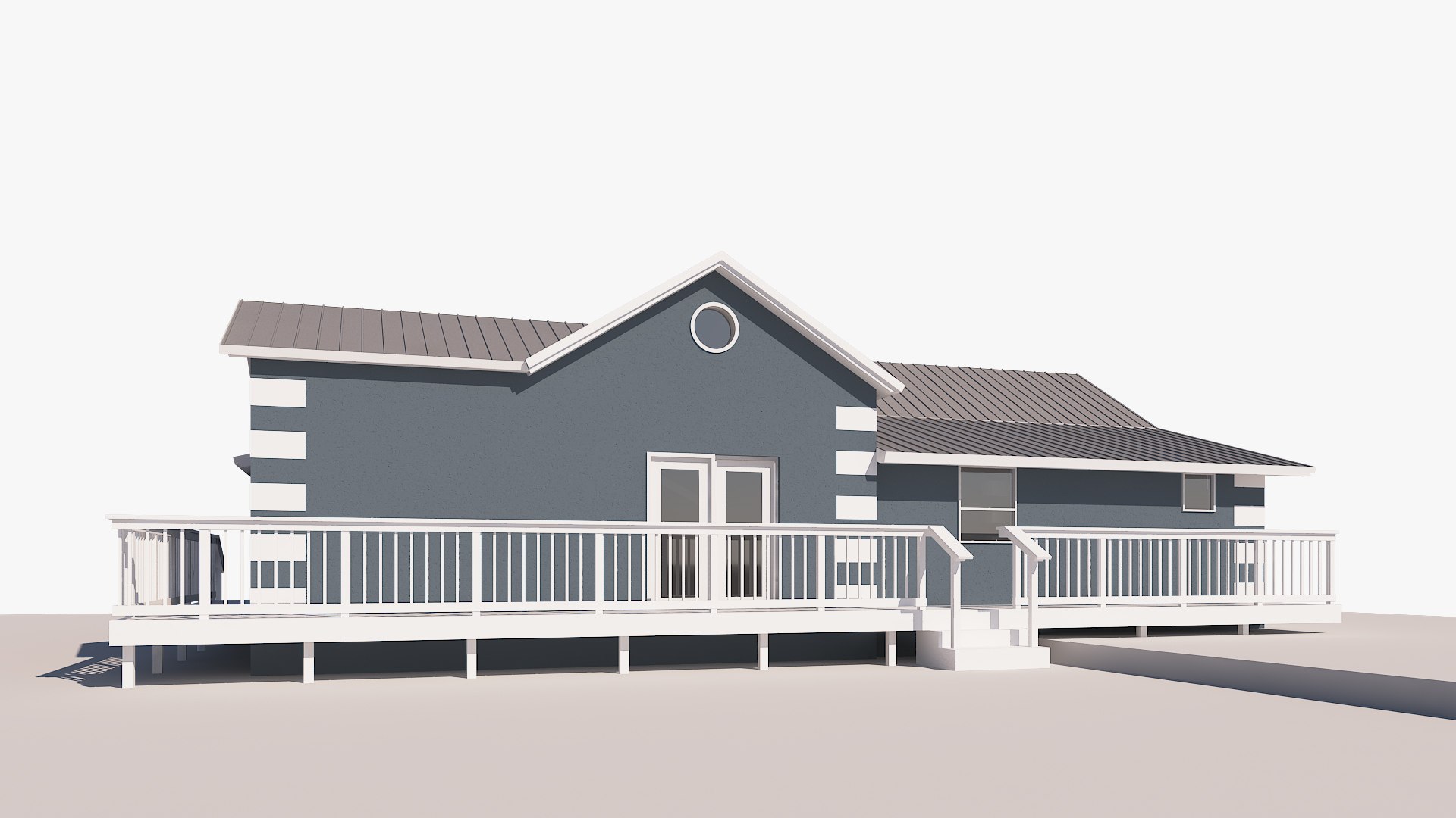 Club House 3D Model - TurboSquid 1819407