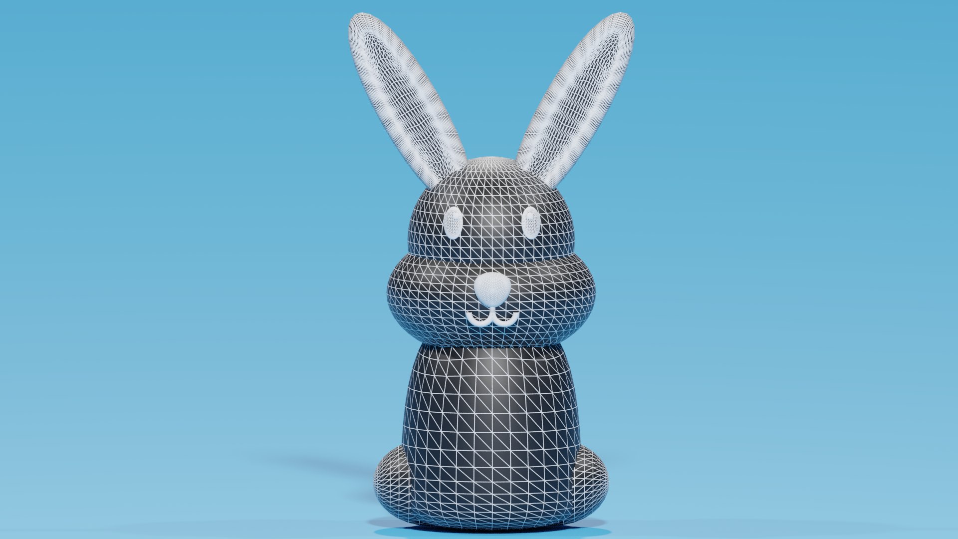 3D Cartoon Cute Bunny Rabbit Model - TurboSquid 2265830