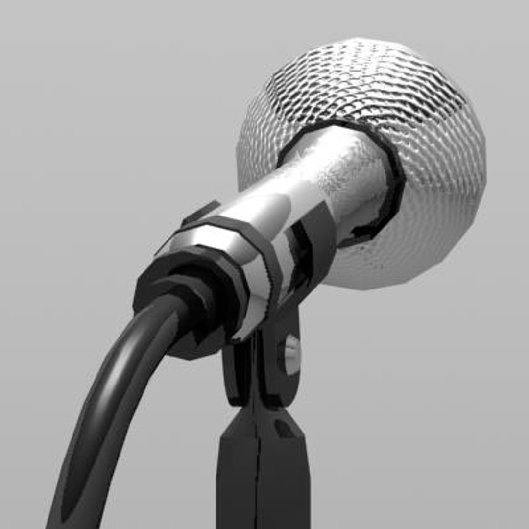 Microphone 3d Model