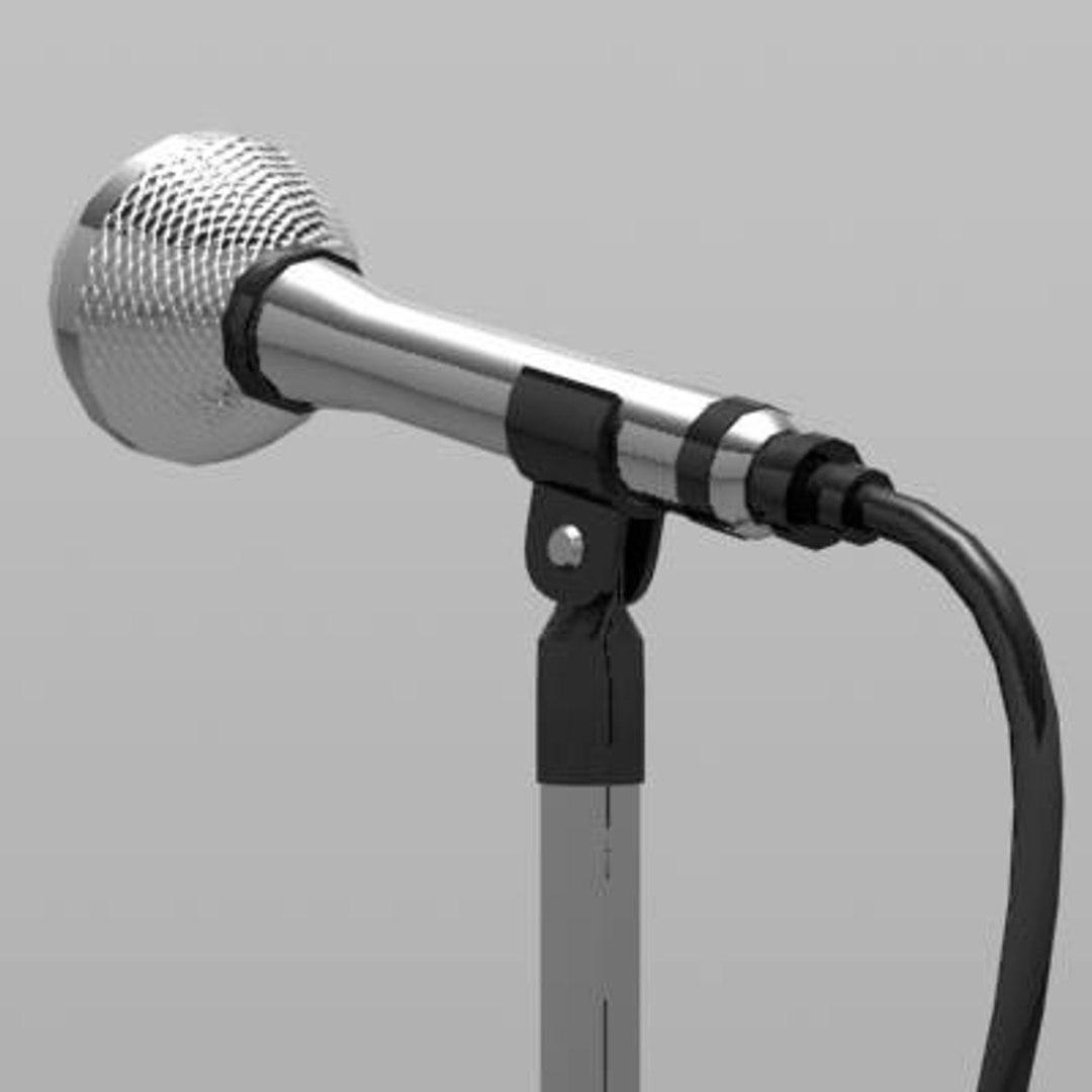 Microphone 3d Model