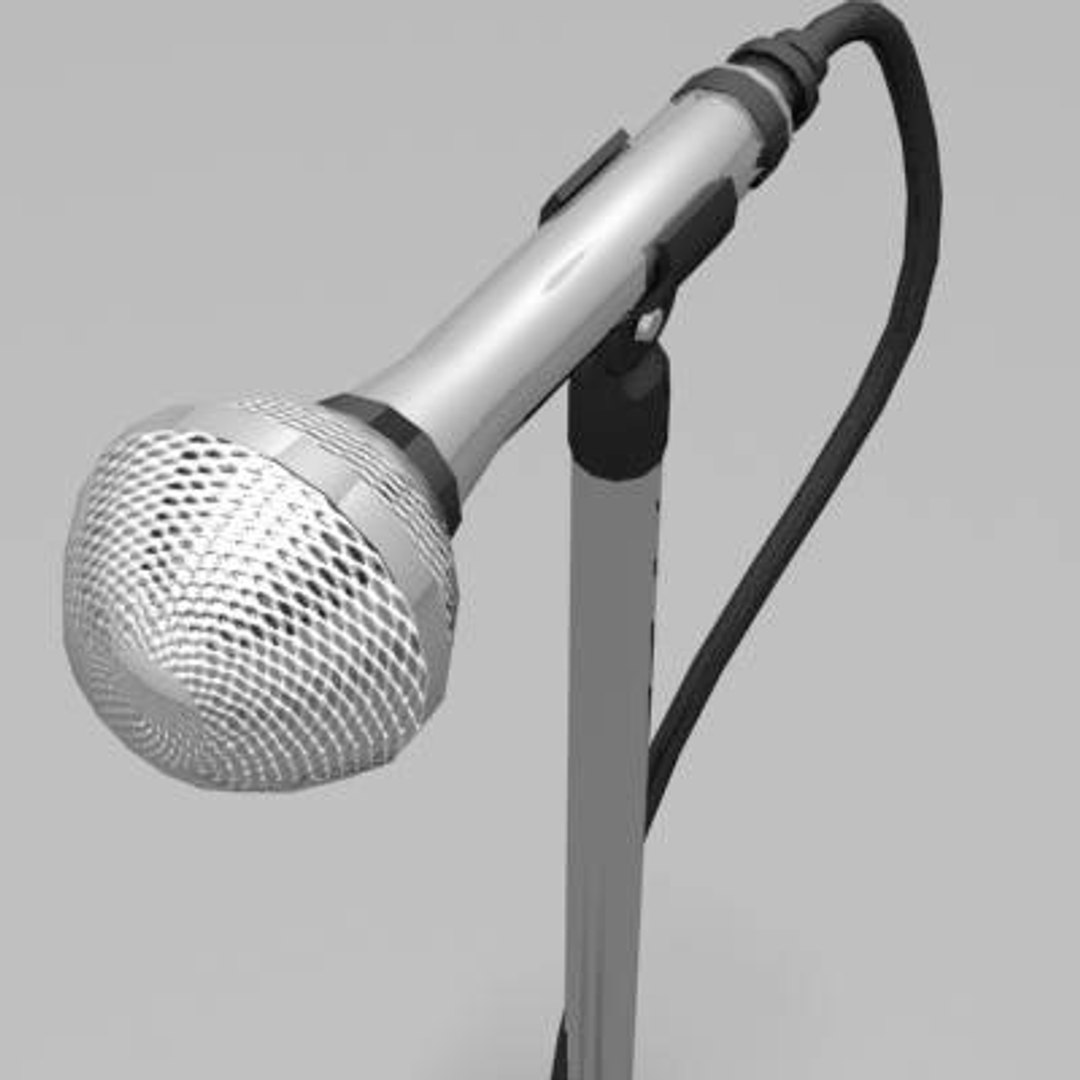 Microphone 3d Model
