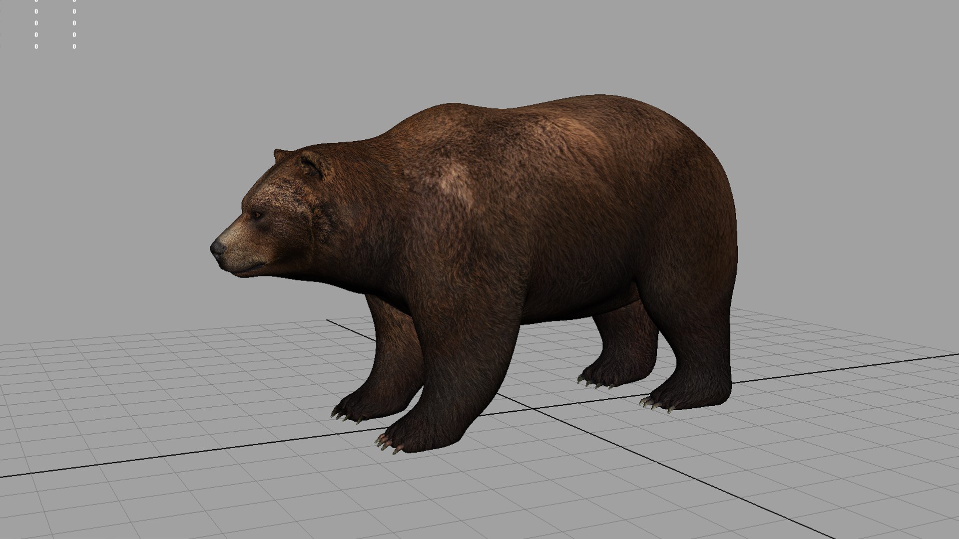 Brown Bear Model - TurboSquid 1749215