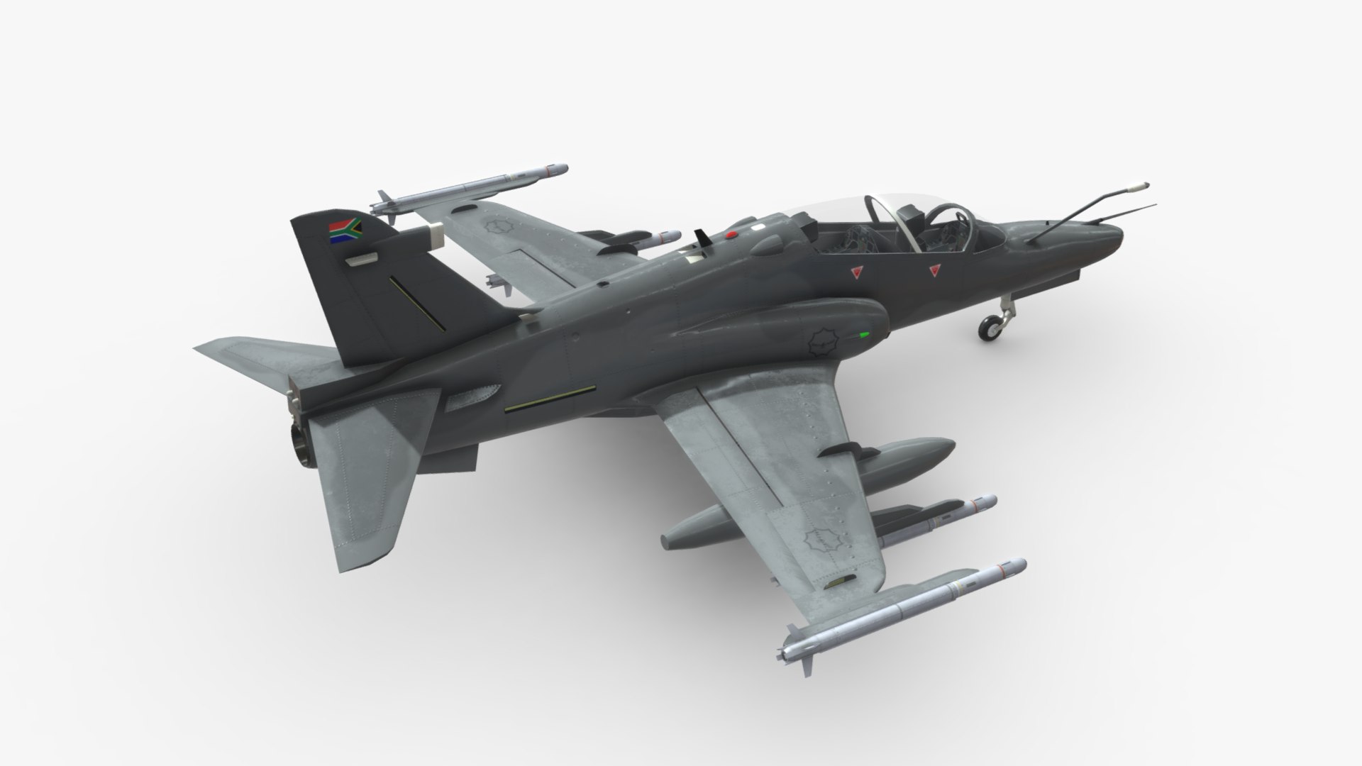 BAE Hawk Mk 120 South African Airforce 3D Model - TurboSquid 1851005
