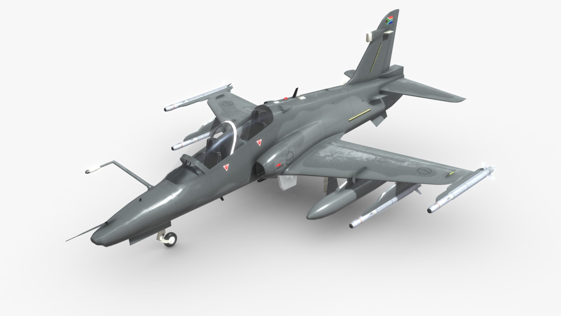 BAE Hawk Mk 120 South African Airforce 3D Model - TurboSquid 1851005