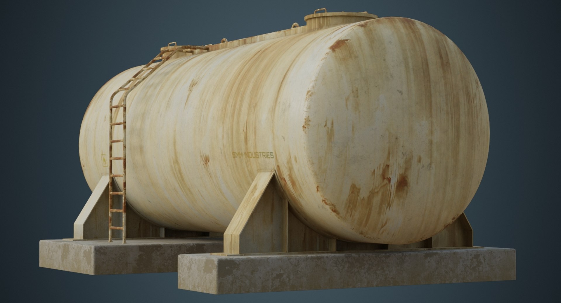 3D Model Industrial Gas Tank 5b - TurboSquid 1440421