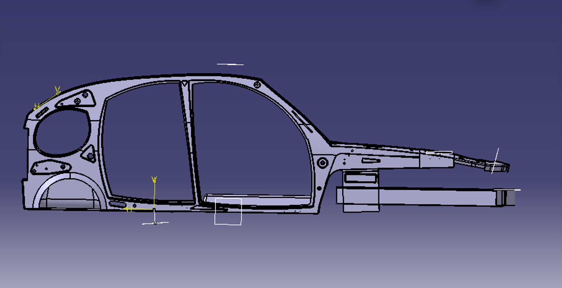 3D Car Frame - TurboSquid 1562987