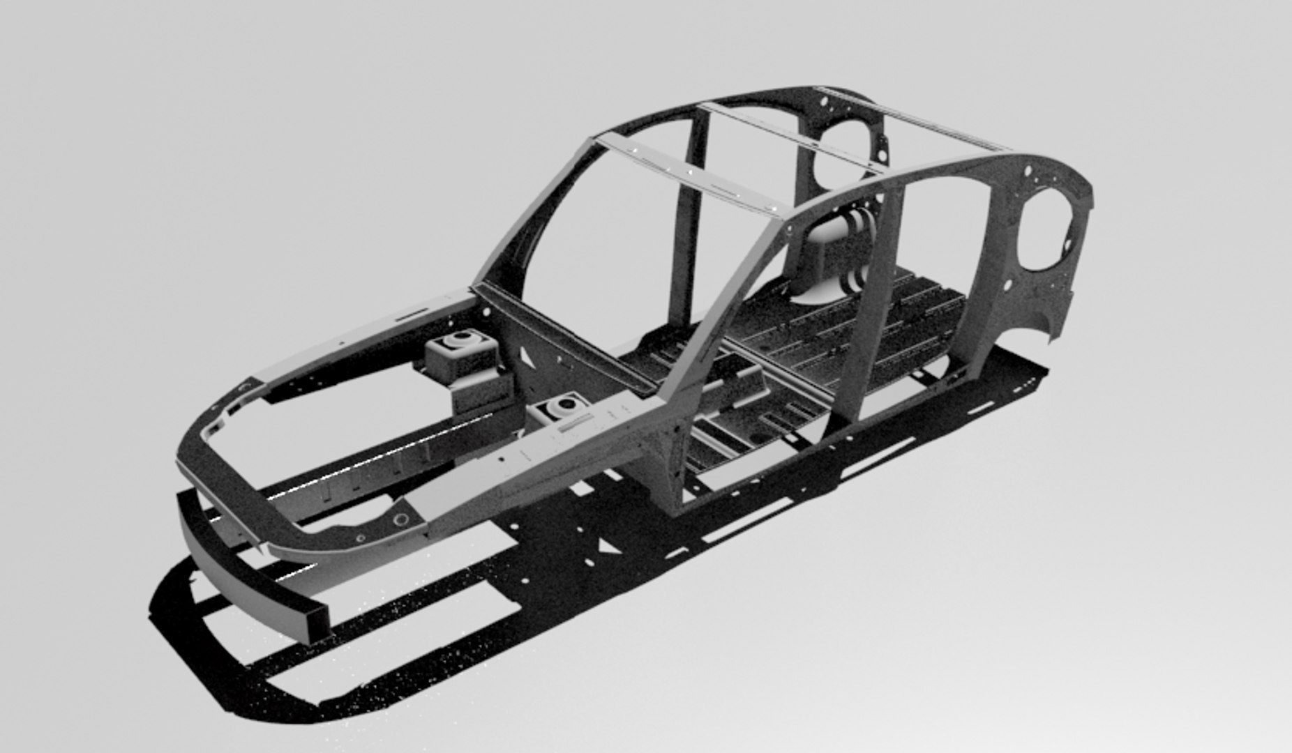 3D Car Frame - TurboSquid 1562987
