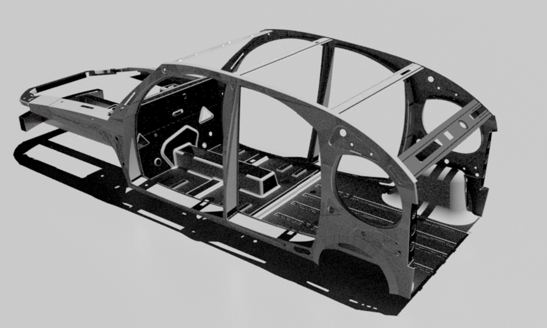3D Car Frame - TurboSquid 1562987