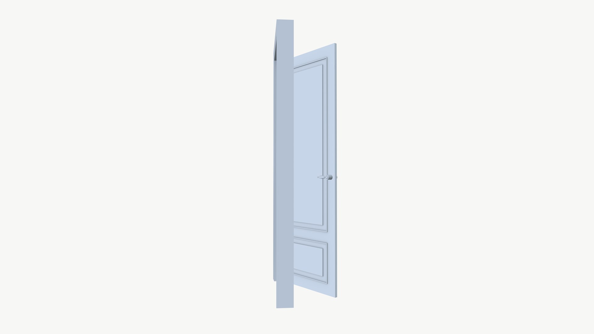 3D Wood Door Model - TurboSquid 2397683