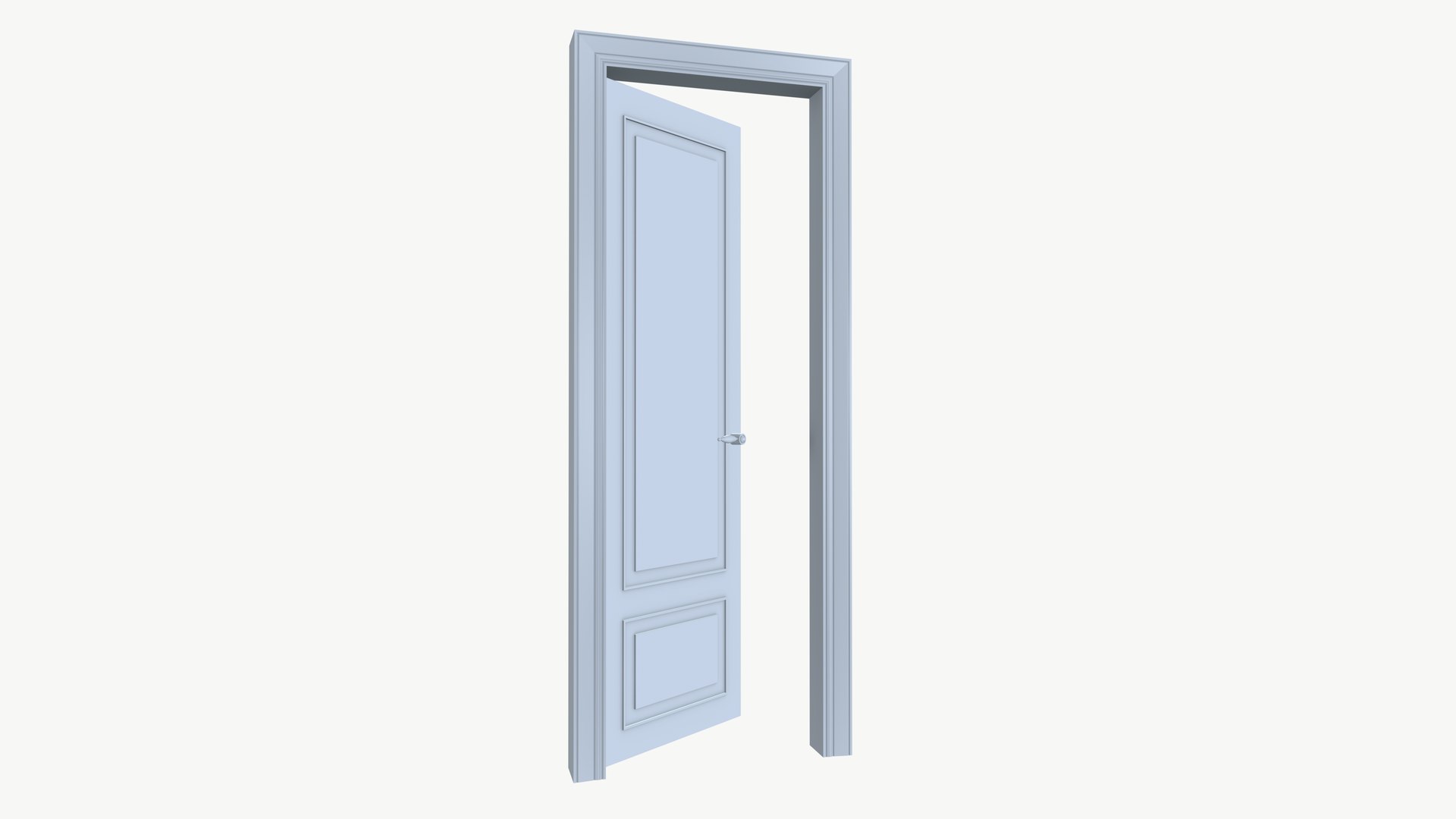 3D Wood Door Model - TurboSquid 2397683
