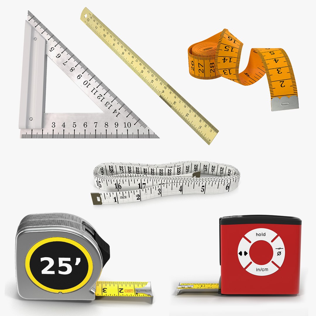 Measure tools 4 3D model - TurboSquid 1494521