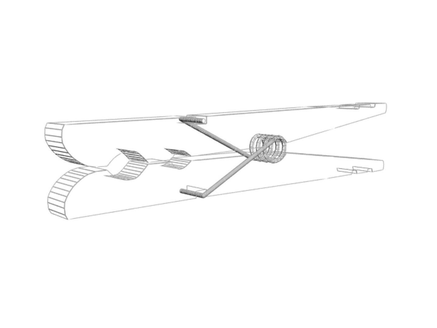 Free Clothes Pin 3d Model