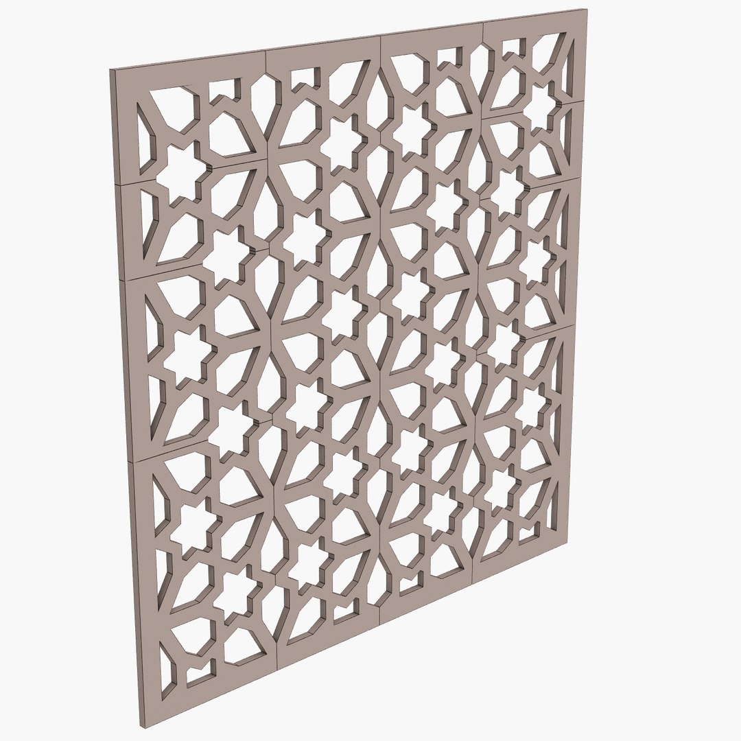 3d max decorative panel