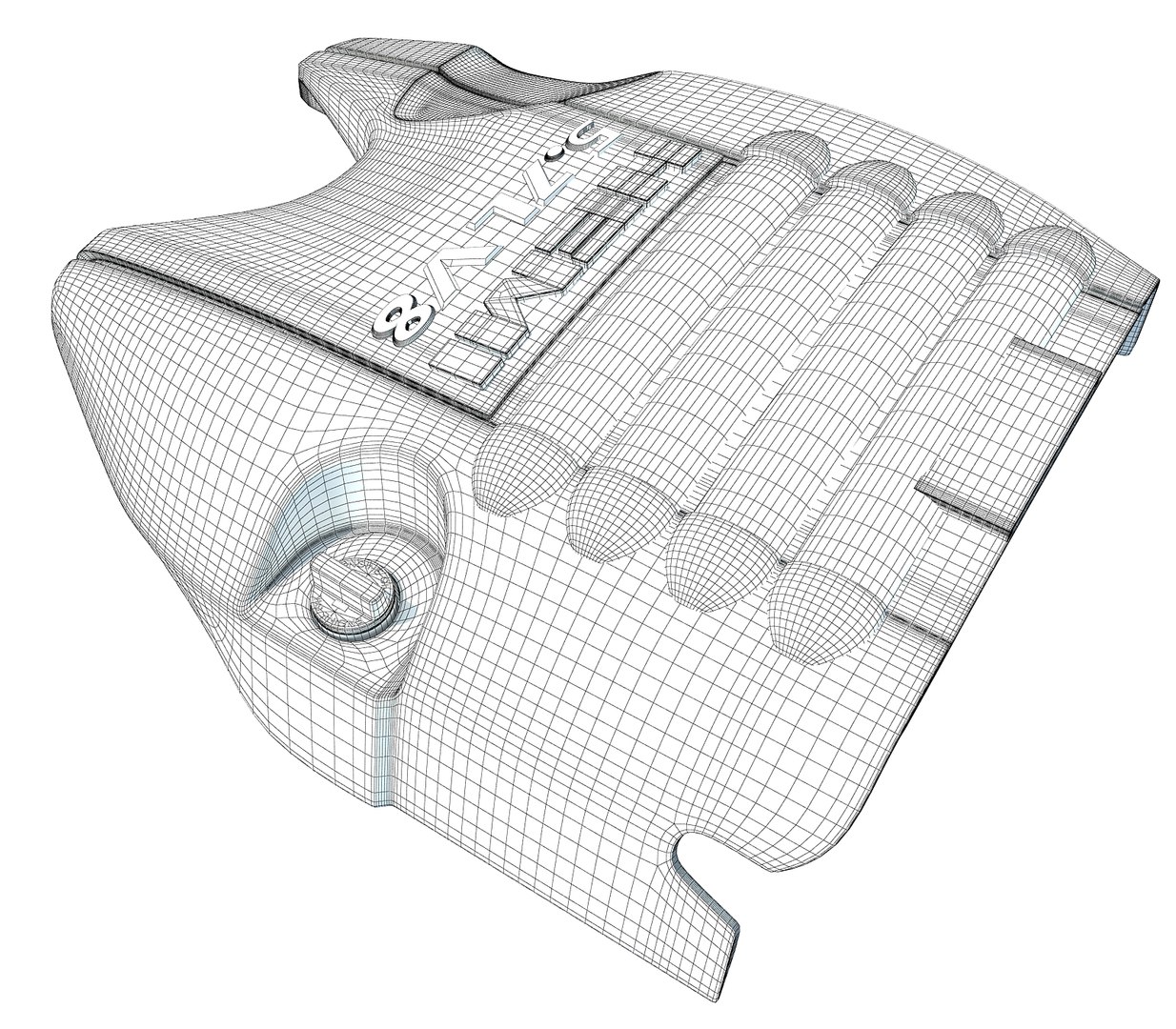 3D Model Engine Cover - TurboSquid 1174258