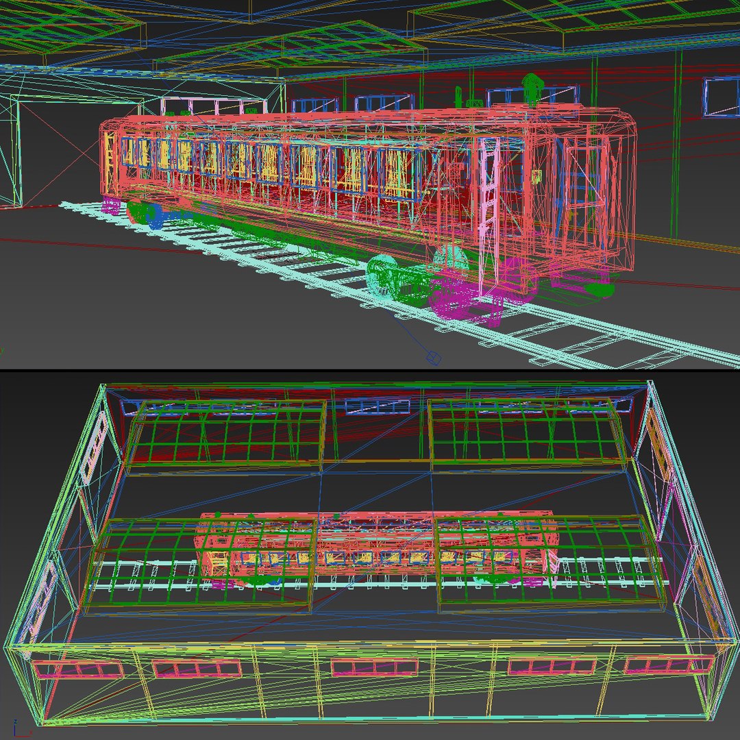 Passenger Trains 3D Model - TurboSquid 1624760