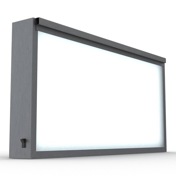 medical xray light box 3ds
