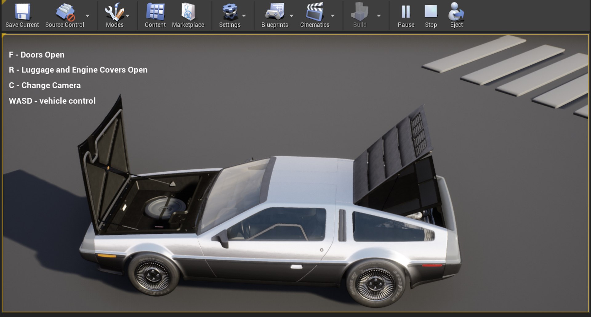 3D DeLorean DMC-12 model - TurboSquid 1819261