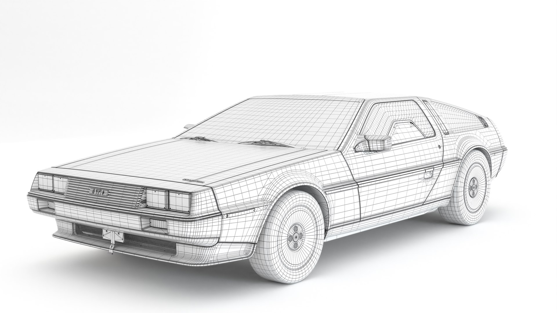 3D DeLorean DMC-12 Model - TurboSquid 1819261