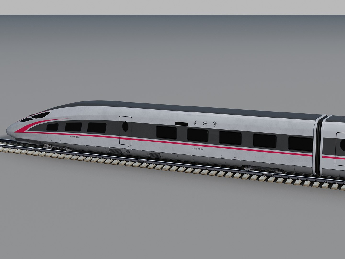 High Velocity Train CR400 3D 모델 - TurboSquid 2030991