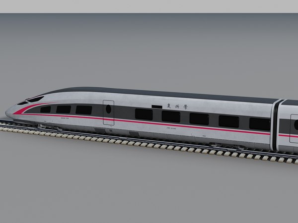 High Velocity Train CR400 3D 모델 - TurboSquid 2030991
