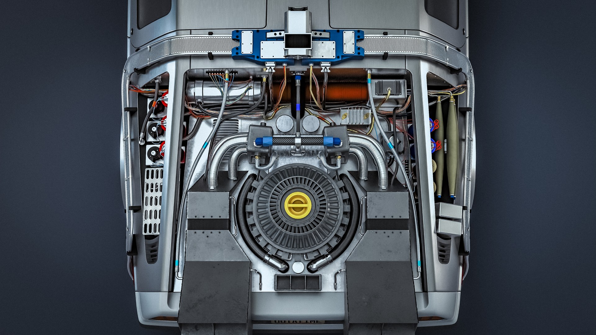 DeLorean Time Machine From Back To The Future I 3D Model - TurboSquid ...