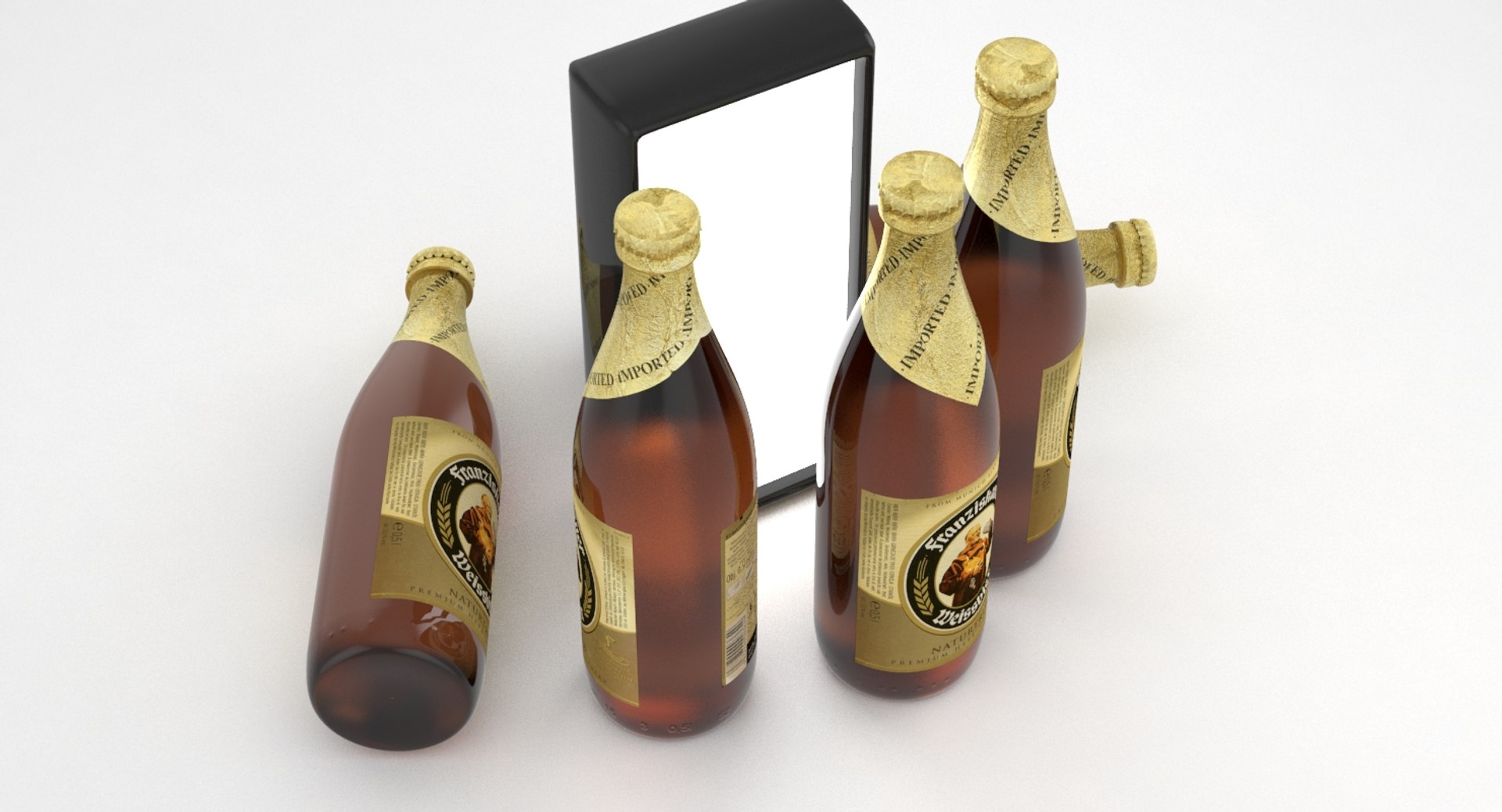 3d Beer Bottle Model