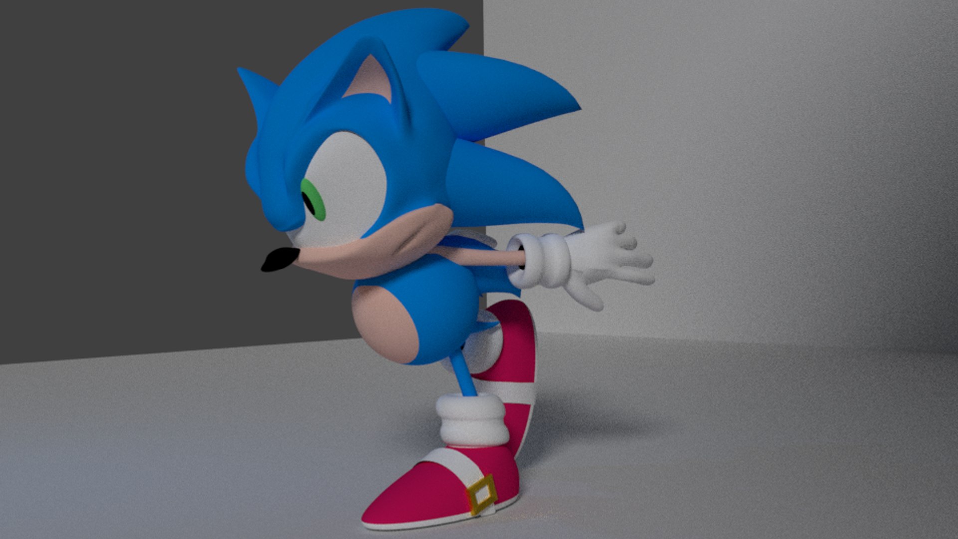 3D Sonic Rigged Model - TurboSquid 1179484