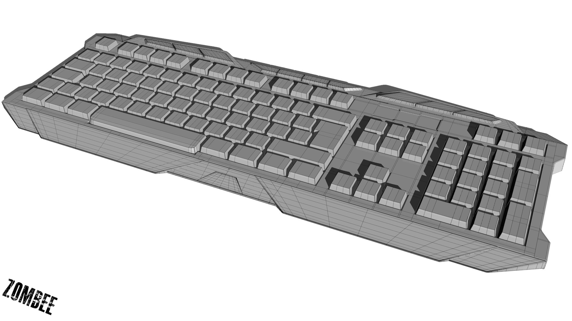Keyboard Key 3d 3ds