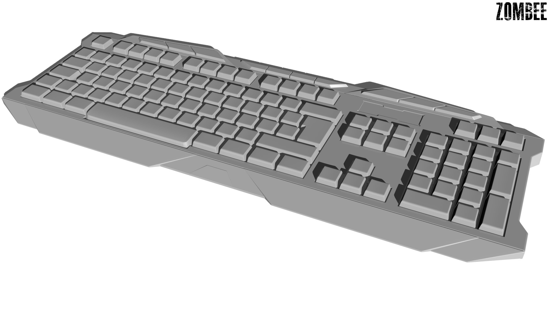 Keyboard Key 3d 3ds