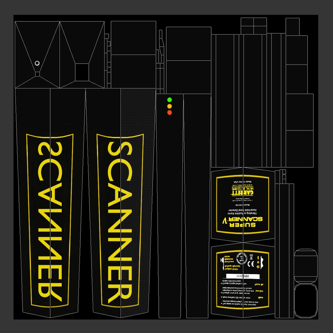 3D Metal Scanner Model - TurboSquid 1703806