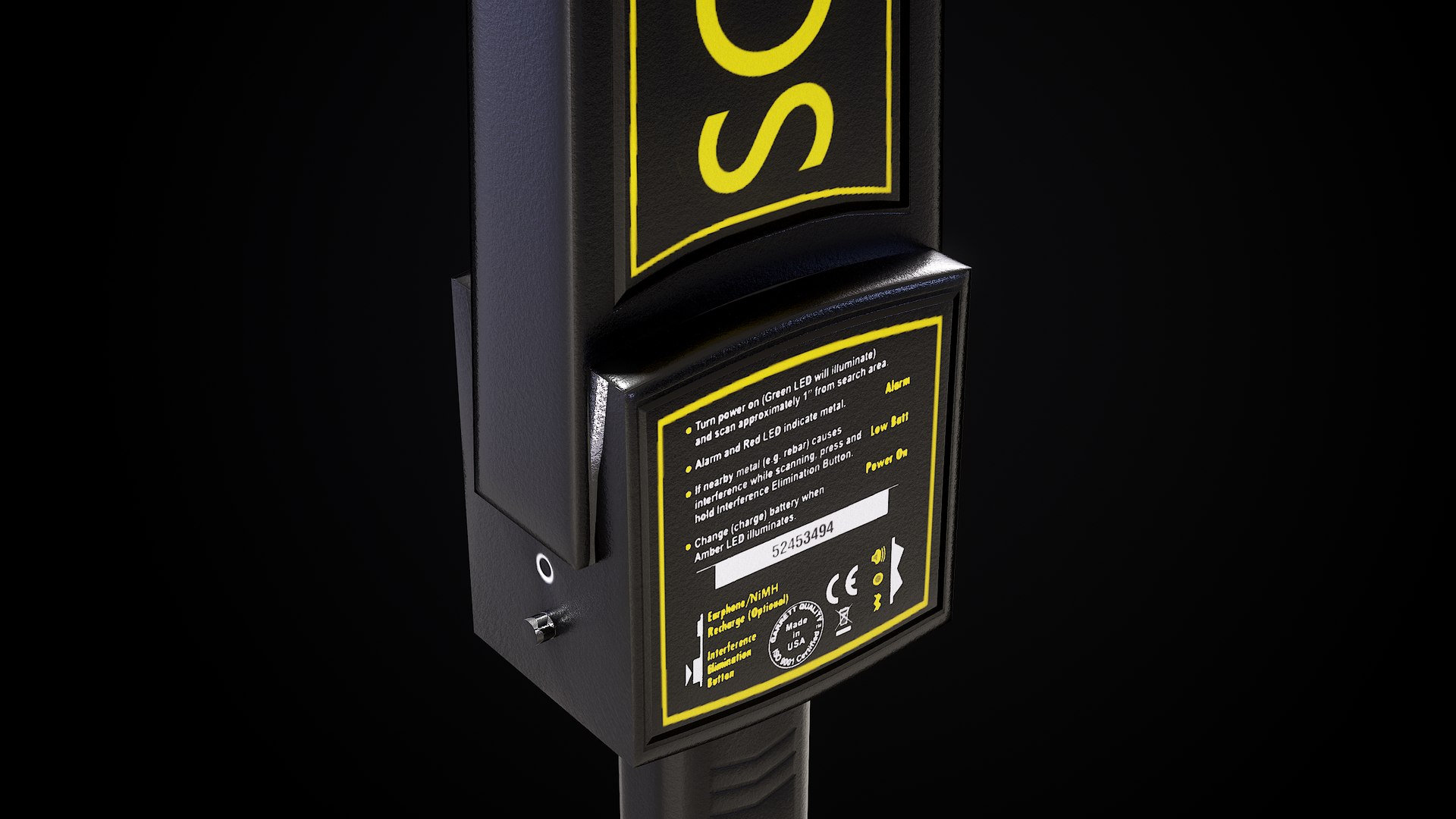 3D Metal Scanner Model - TurboSquid 1703806