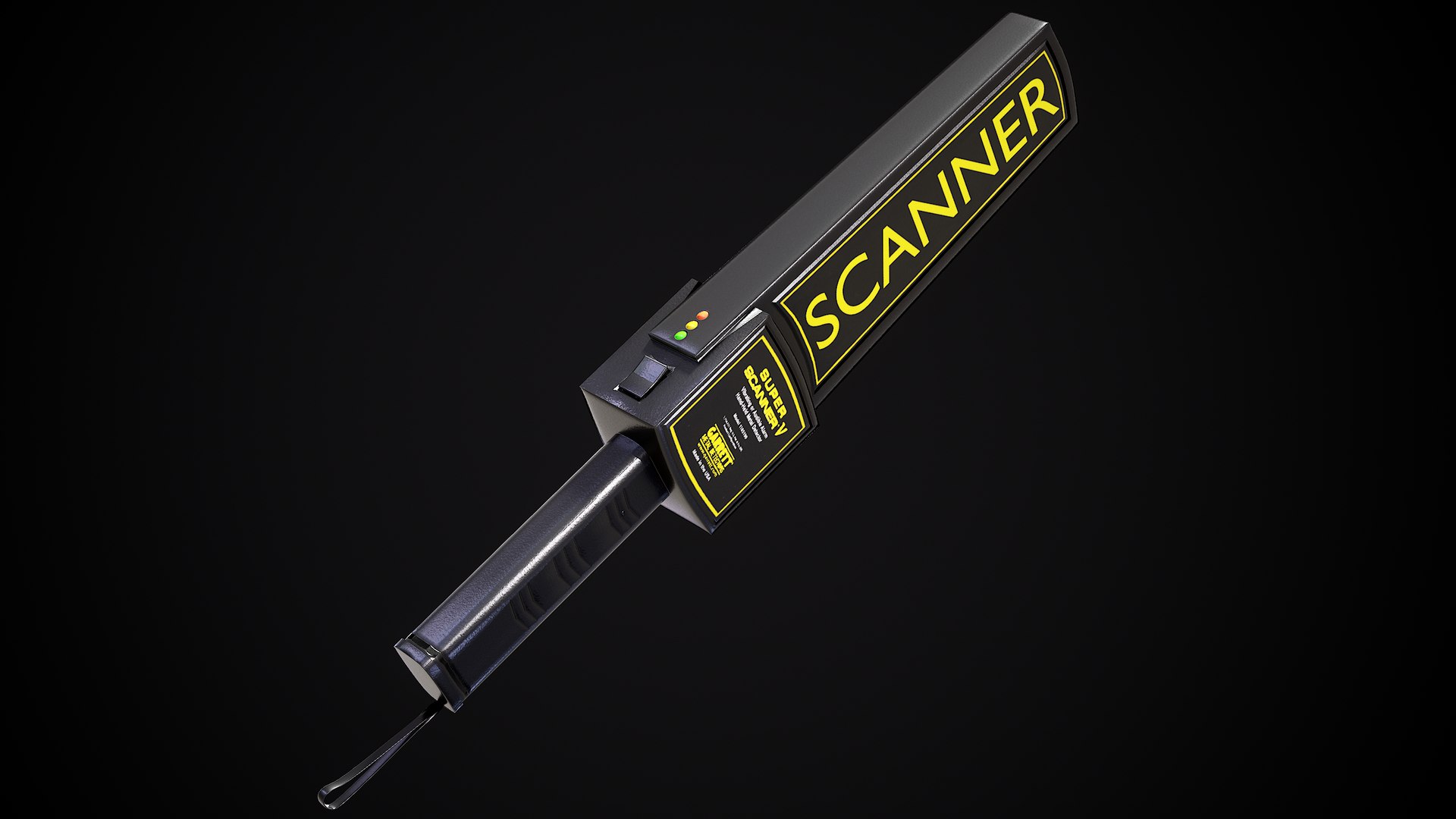 3D Metal Scanner Model - TurboSquid 1703806
