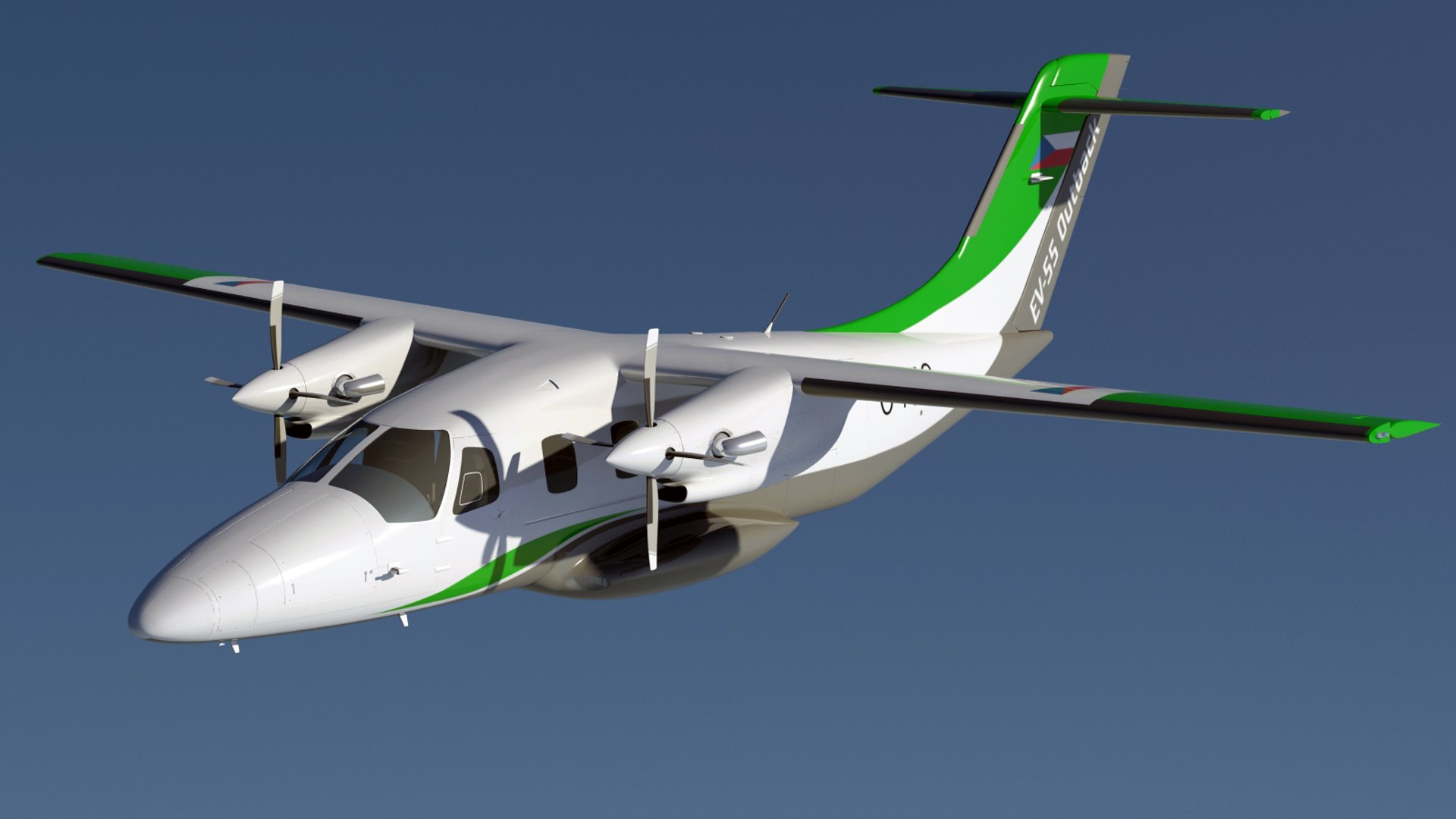 Evektor Ev-55 Outback 3d 3ds