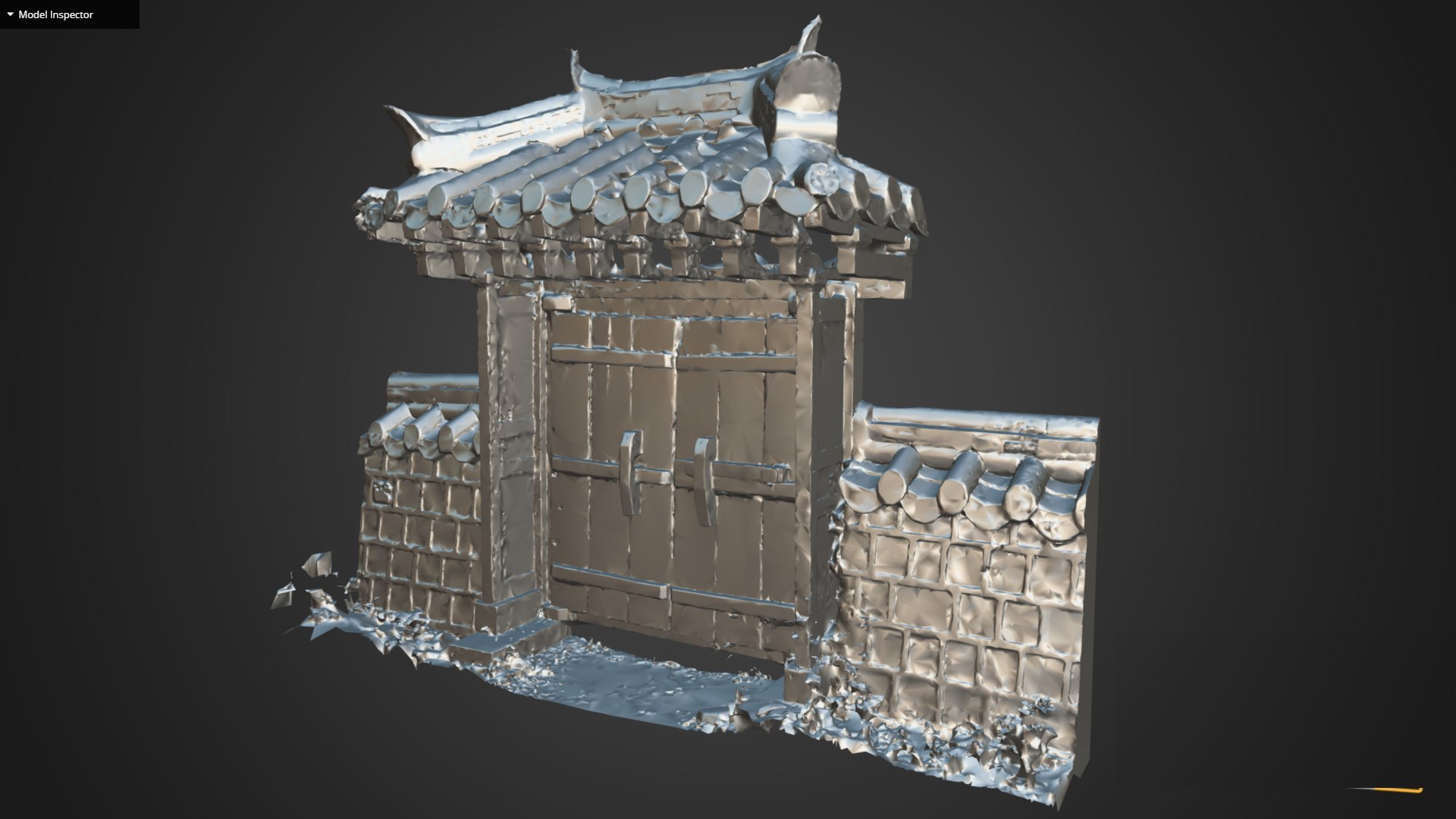3D Korean Traditional Gate - TurboSquid 2015063
