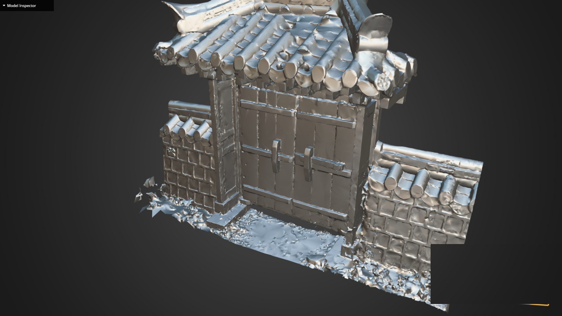 3D Korean Traditional Gate - TurboSquid 2015063
