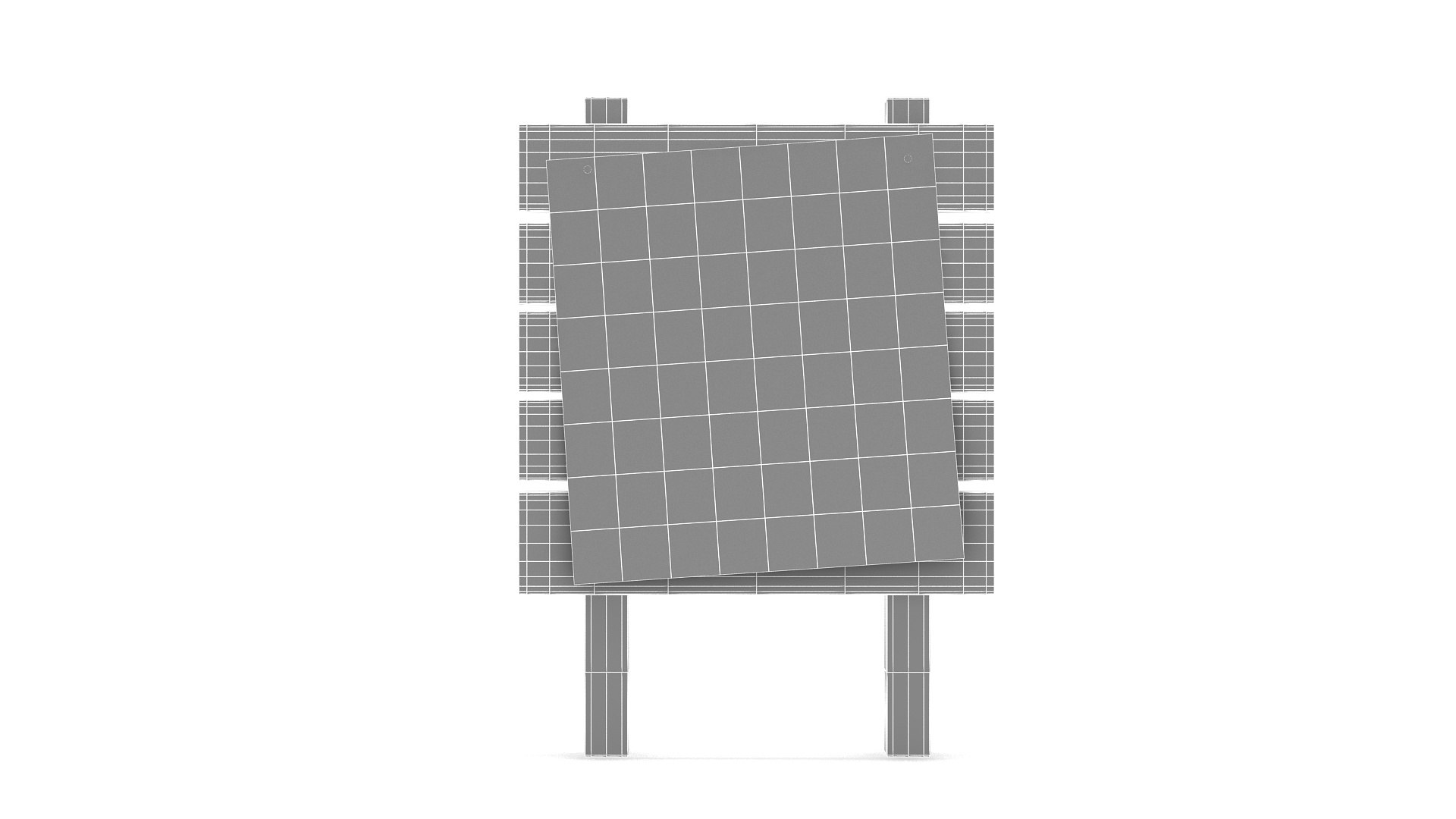 Wooden Signboard 3D model - TurboSquid 2104340