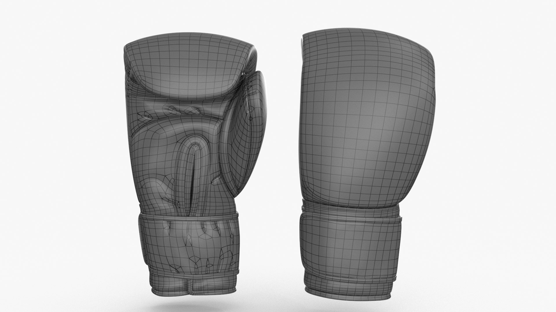 3D Boxing Glove Black Model - TurboSquid 1858876