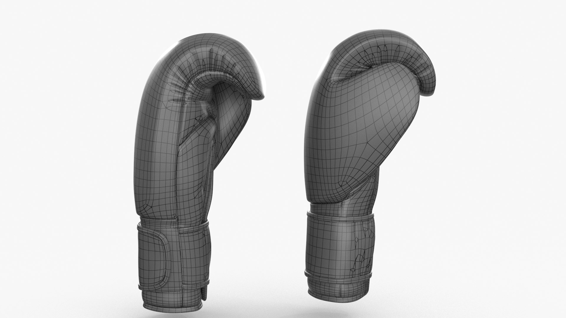 3D Boxing Glove Black Model - TurboSquid 1858876
