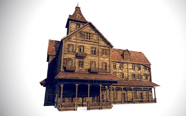 Abandoned building games 3D model - TurboSquid 1158655
