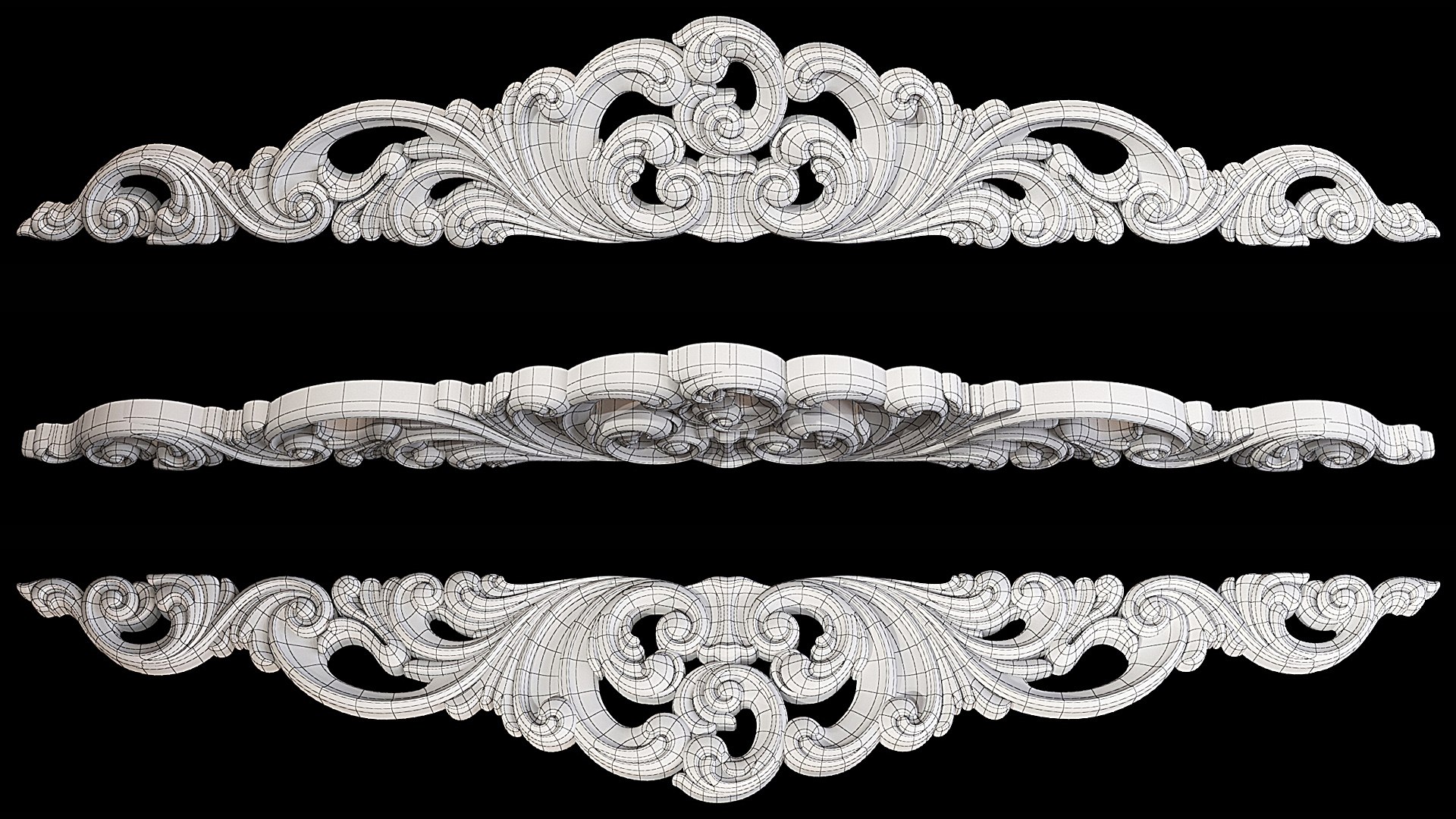 Carved Classic 3D Model - TurboSquid 1687023