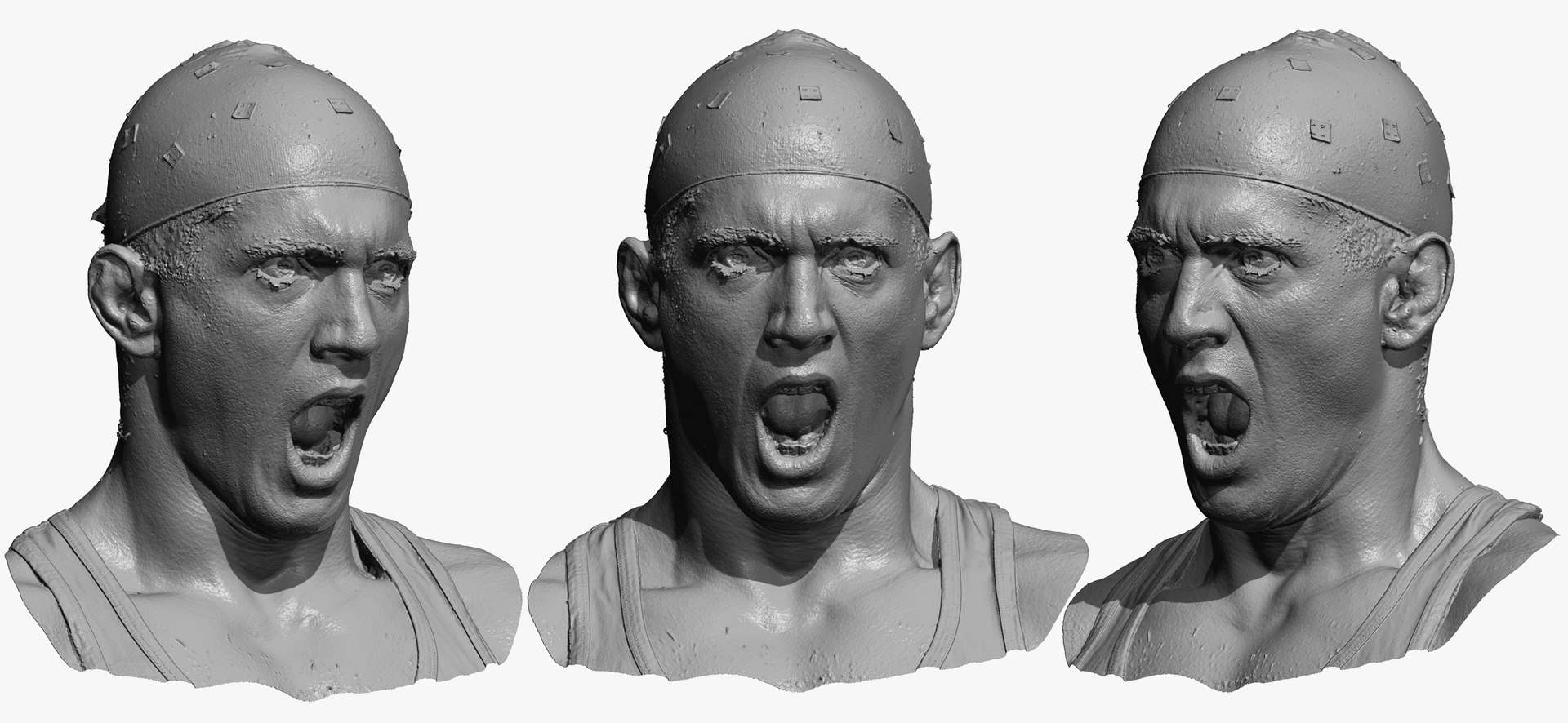 Mike Human Head Rage 3D Model - TurboSquid 1625057