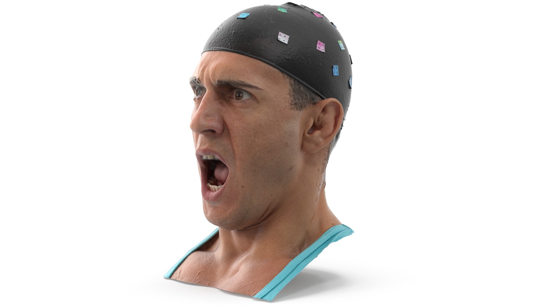 Mike Human Head Rage 3D Model - TurboSquid 1625057