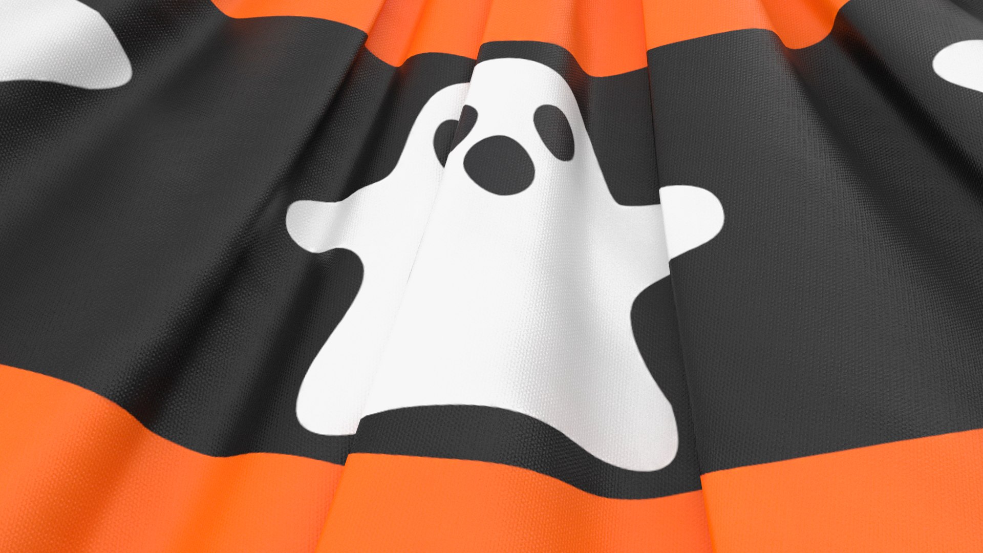 Halloween Bunting Flag Banner Model - TurboSquid 2116247