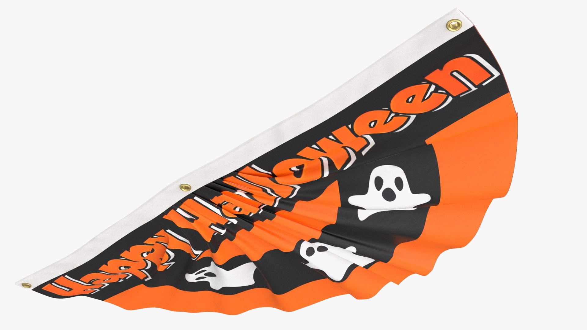 Halloween Bunting Flag Banner Model - TurboSquid 2116247