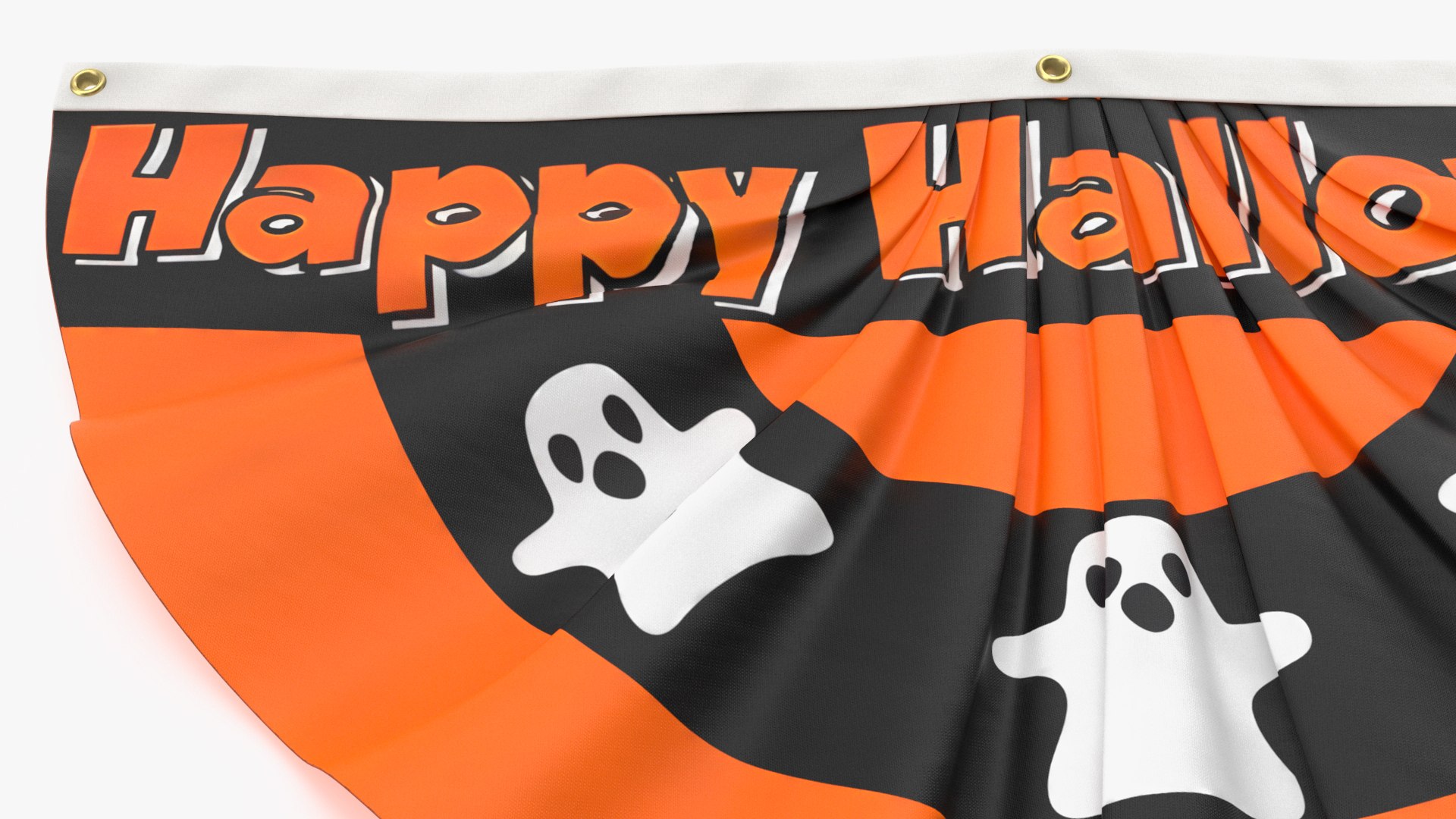 Halloween Bunting Flag Banner Model - TurboSquid 2116247