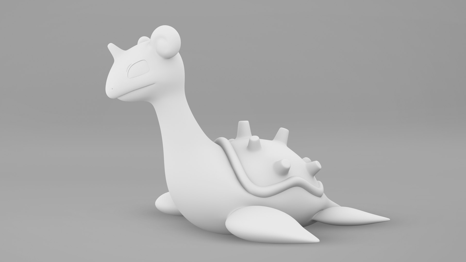 3D Model Pokemon Lapras Low-poly - TurboSquid 2140940