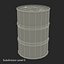 3d Model Of Oil Barrel Shell