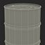 3d Model Of Oil Barrel Shell