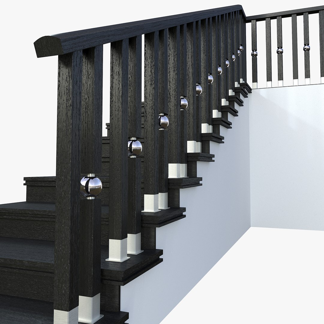 3D Stair Step Model - TurboSquid 1695031